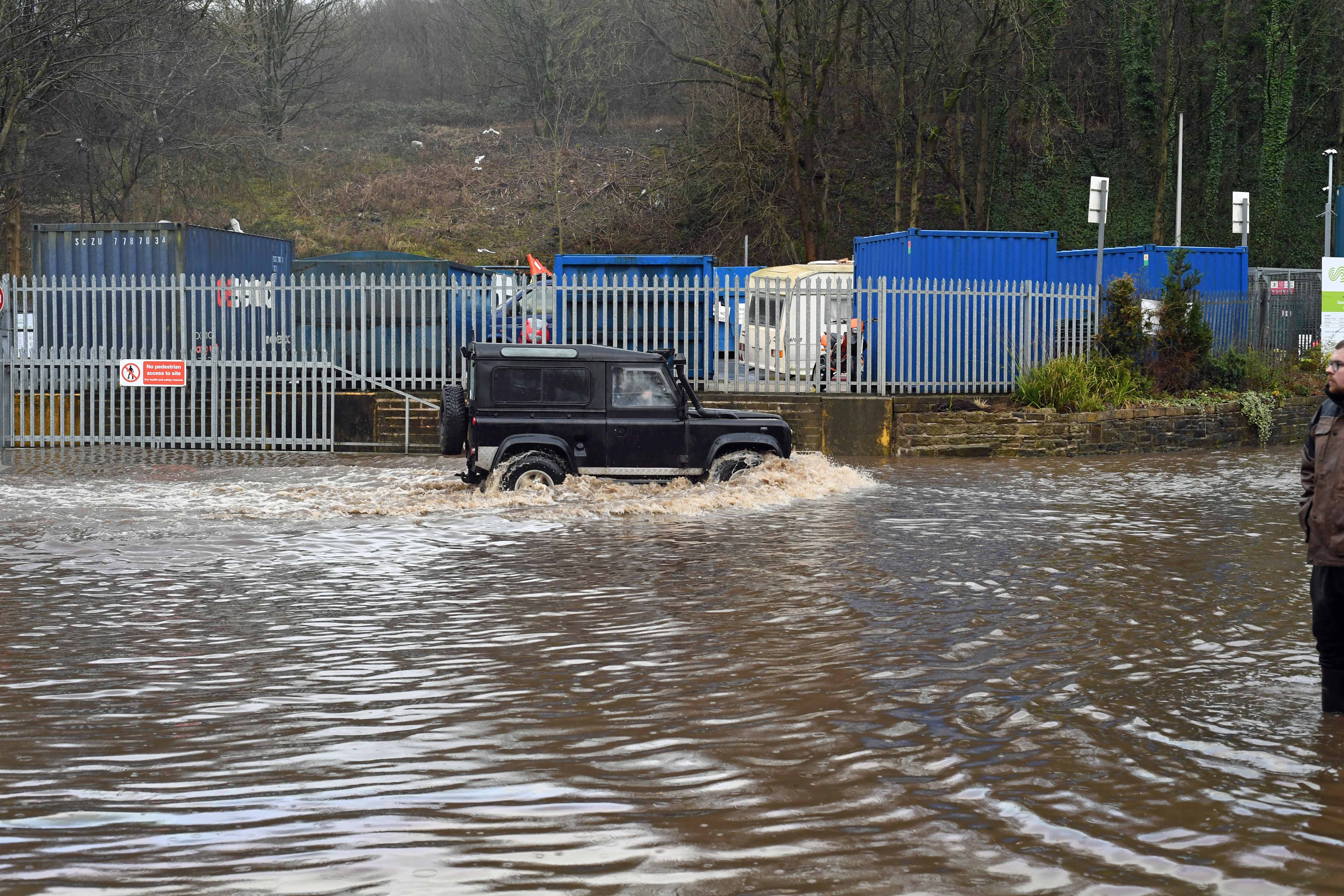 Storm Ciara floods the Calder Valley. | Paul Bigland