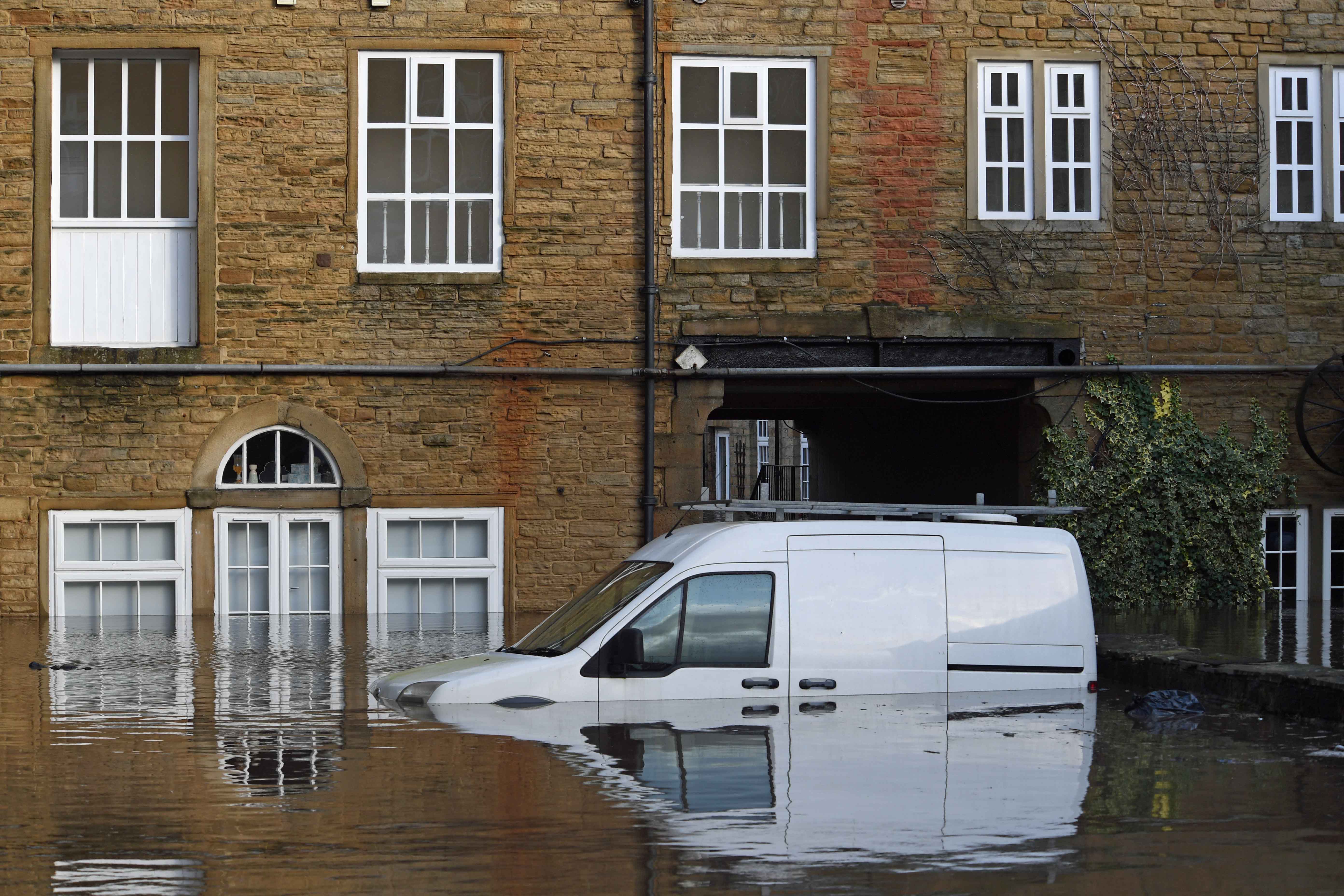 Storm Ciara floods the Calder Valley. | Paul Bigland