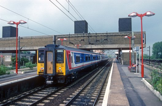 The end of the line beckons. The BR built Class 317s. | Paul Bigland