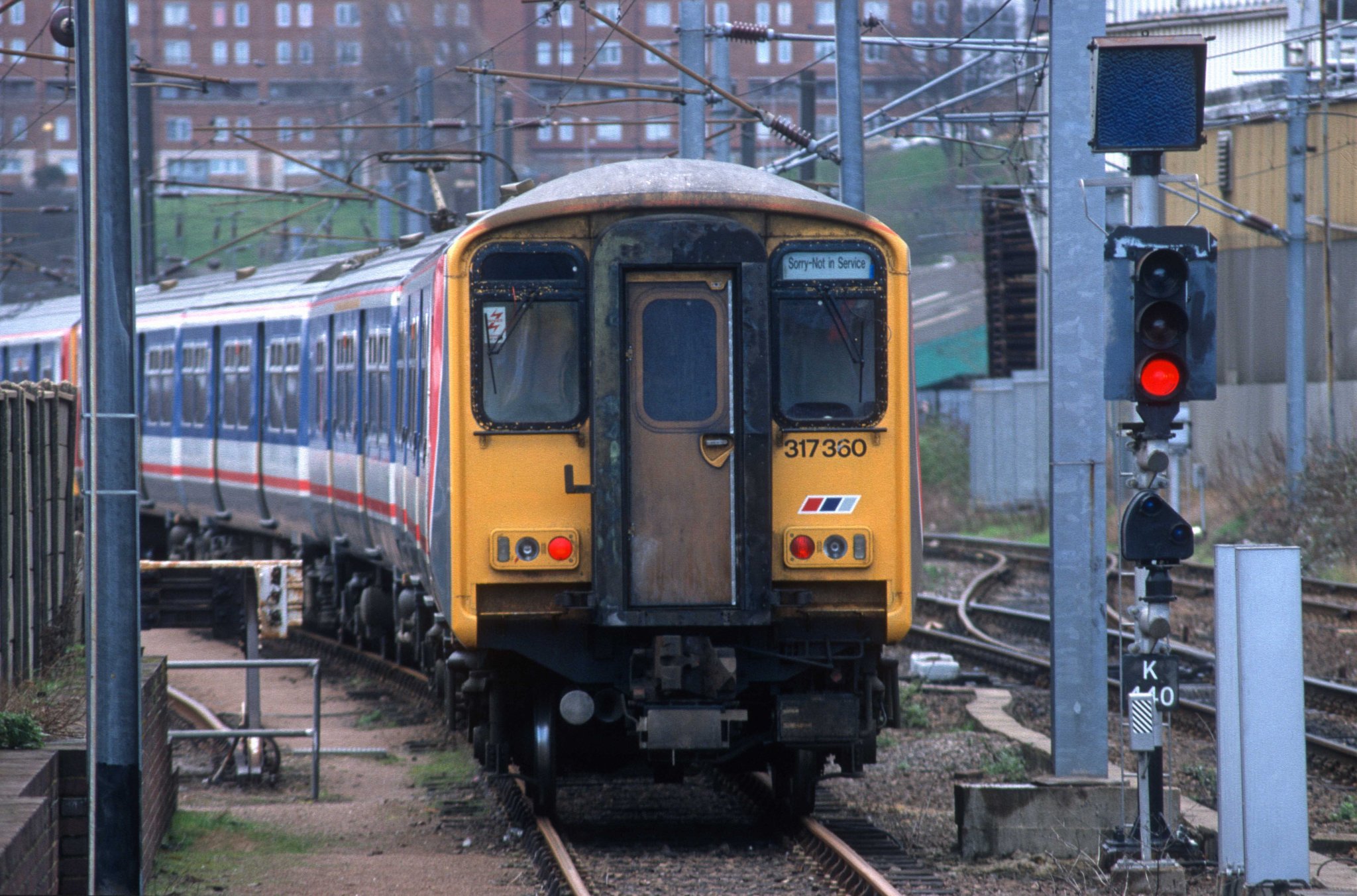 The end of the line beckons. The BR built Class 317s. | Paul Bigland