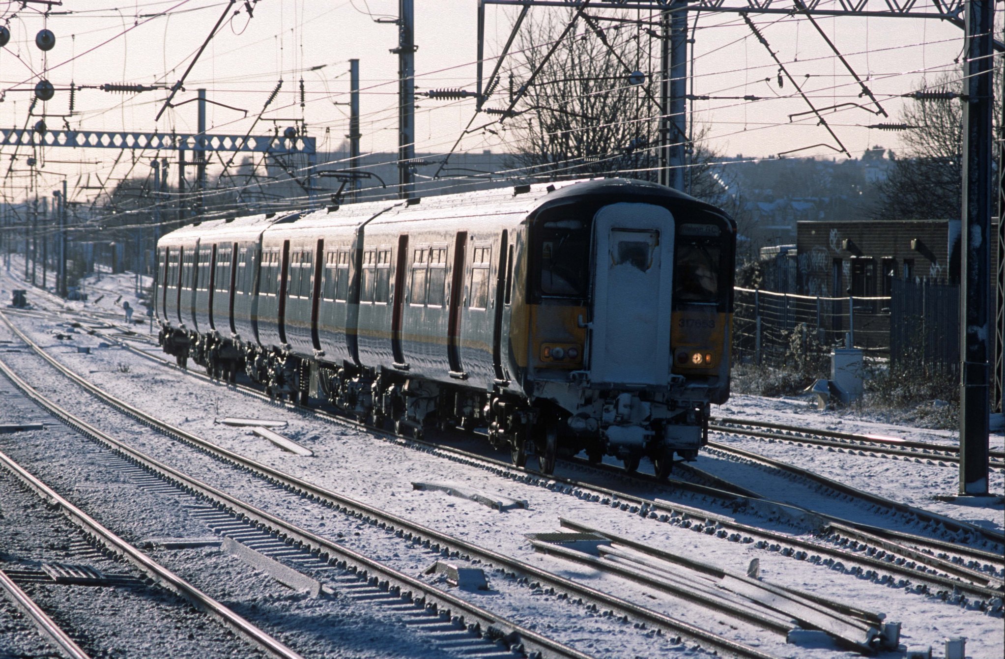 The end of the line beckons. The BR built Class 317s. | Paul Bigland