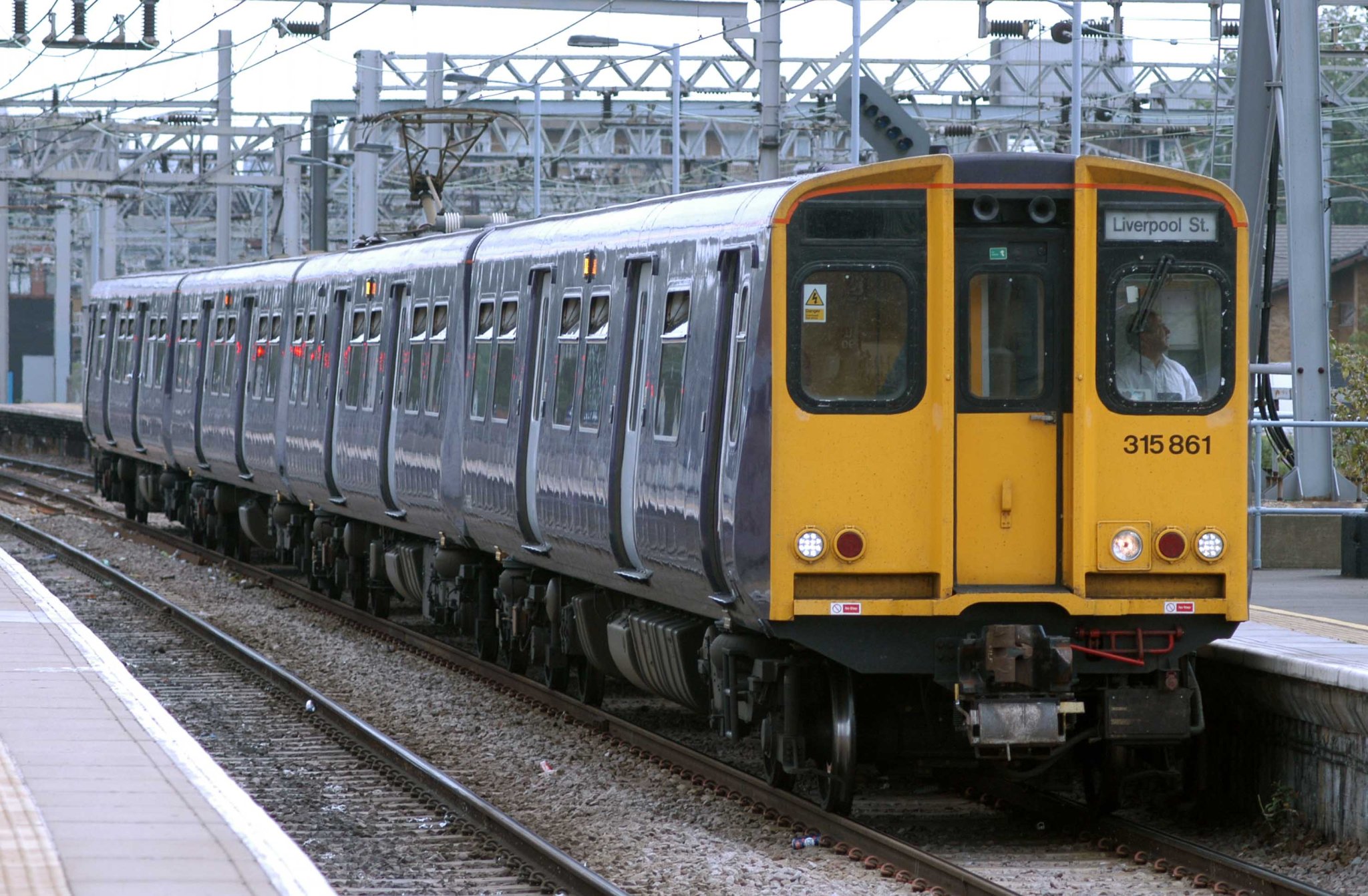 The end of the line beckons. The BR built Class 315s. | Paul Bigland