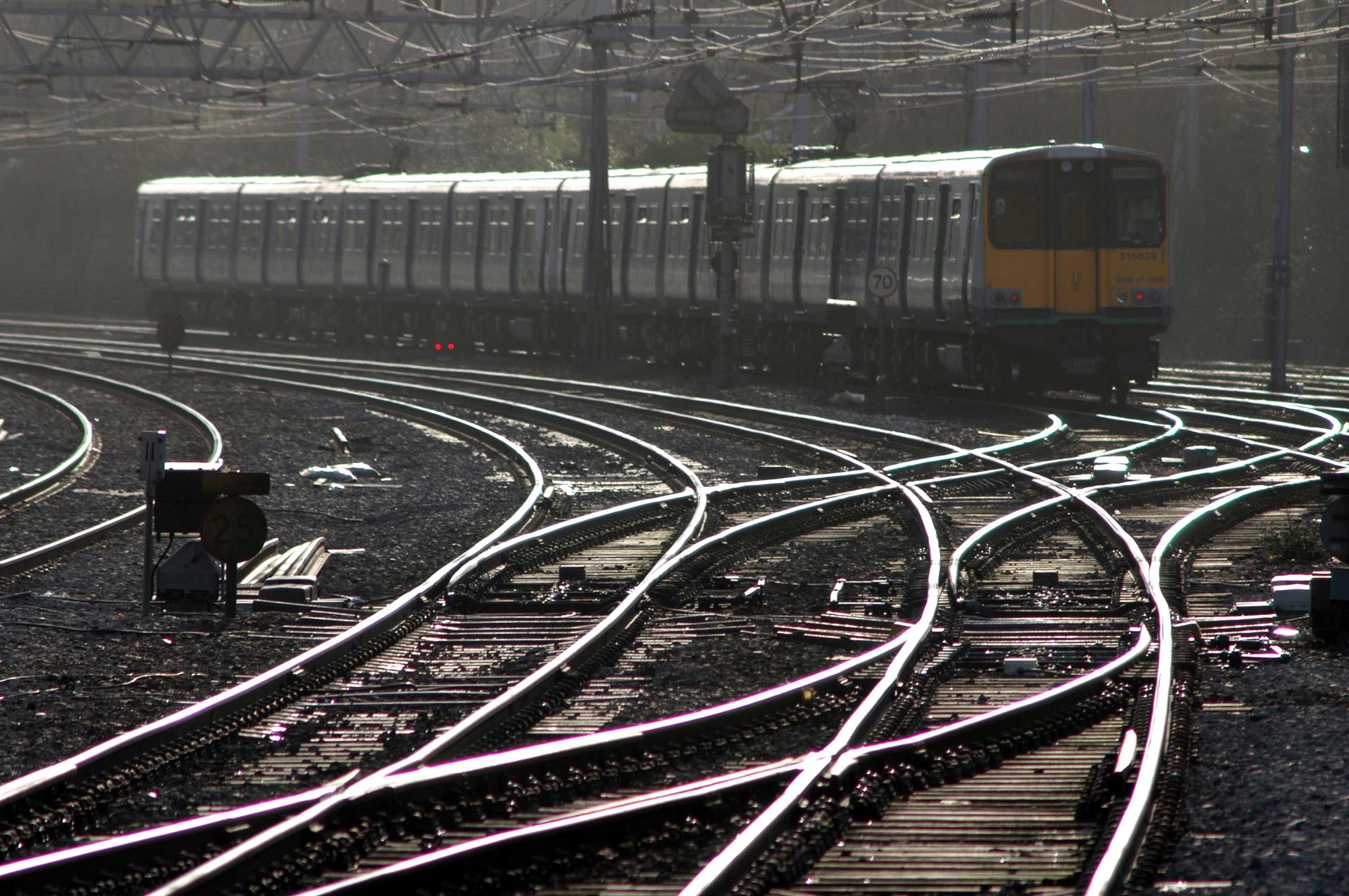 The end of the line beckons. The BR built Class 315s. | Paul Bigland