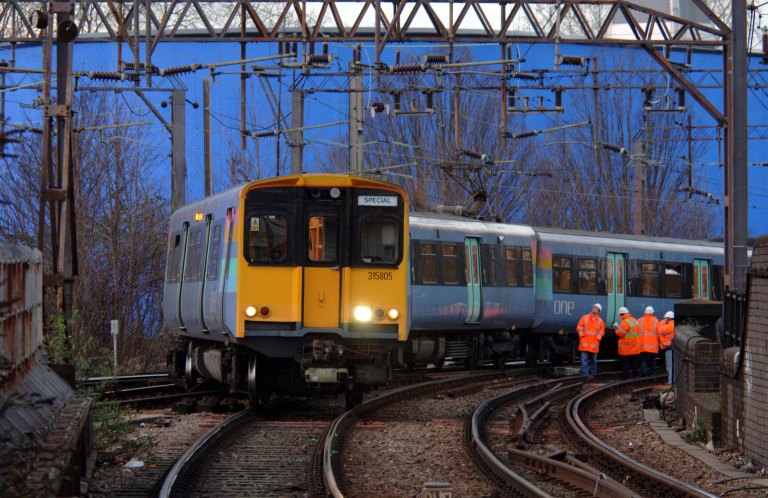 The end of the line beckons. The BR built Class 315s. | Paul Bigland