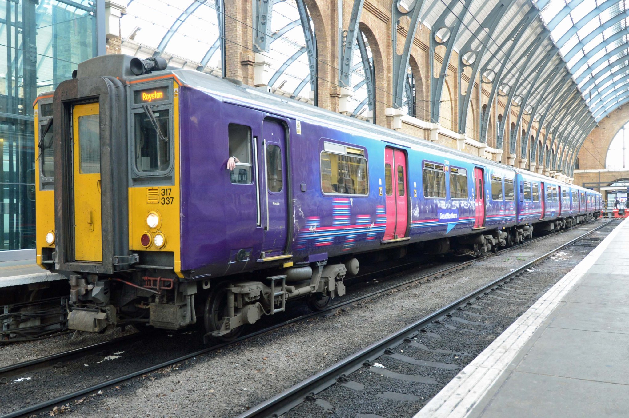 The end of the line beckons. The BR built Class 317s. | Paul Bigland