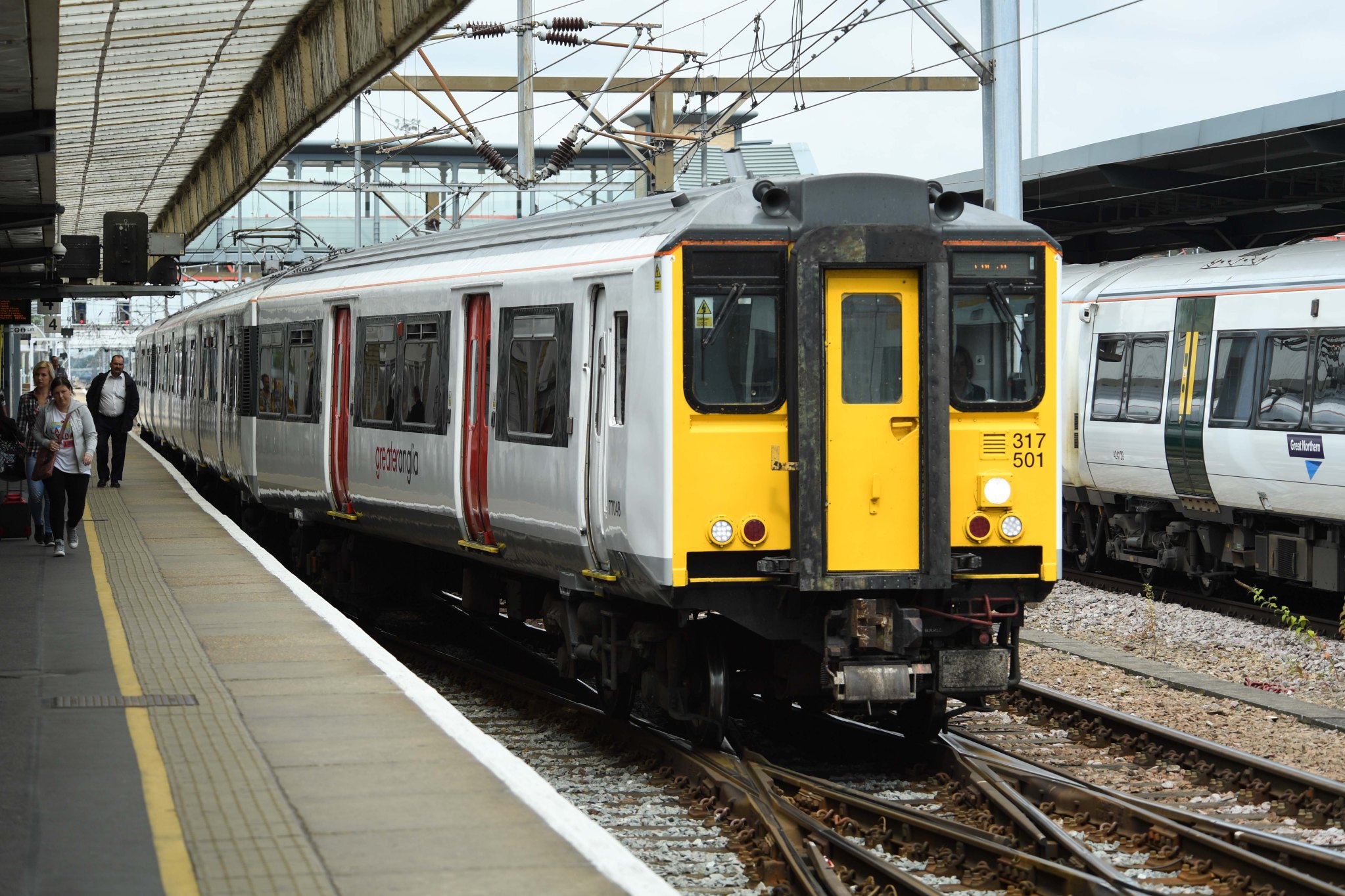 The end of the line beckons. The BR built Class 317s. | Paul Bigland